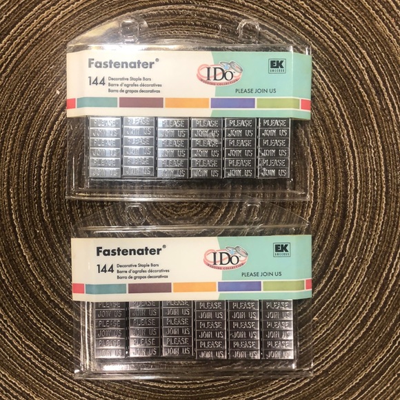 Ek Success | Office | Fastenater Please Join Us Silver Staple Bars ...
